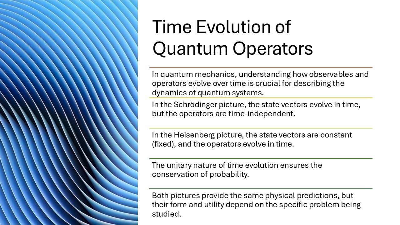 Time Evolution of Quantum Operators (Notes included) - YouTube