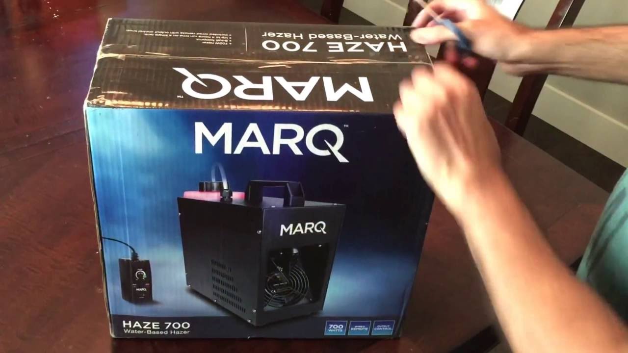 Marq 700 Haze Machine Review - YouTube