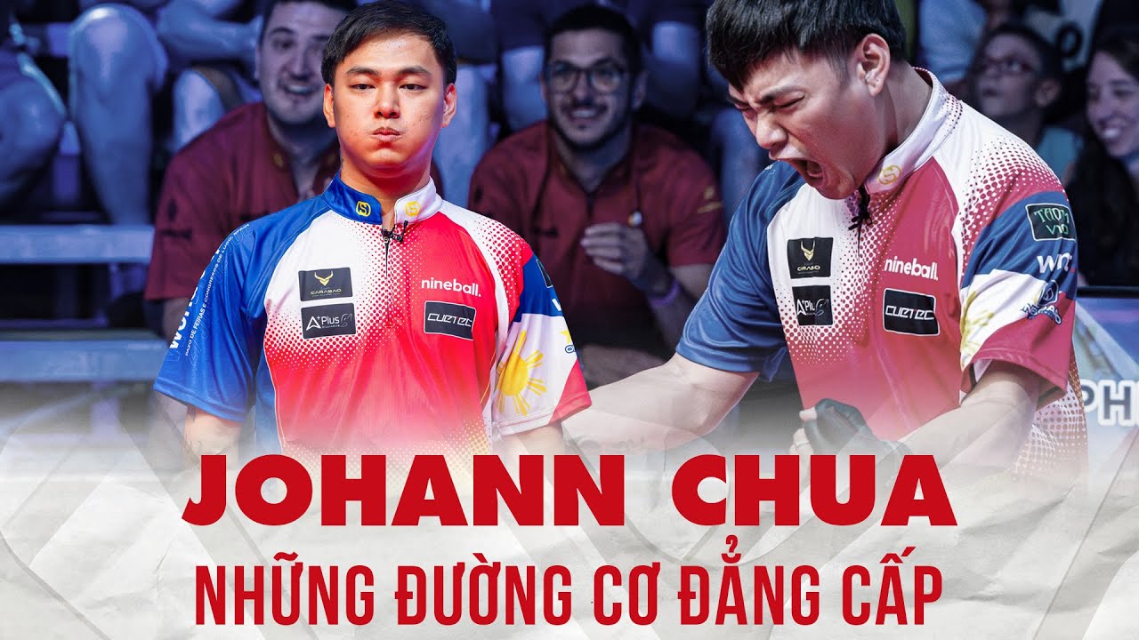 Johann Chua và những đường cơ đẳng cấp tại World Cup of Pool 2023 - YouTube