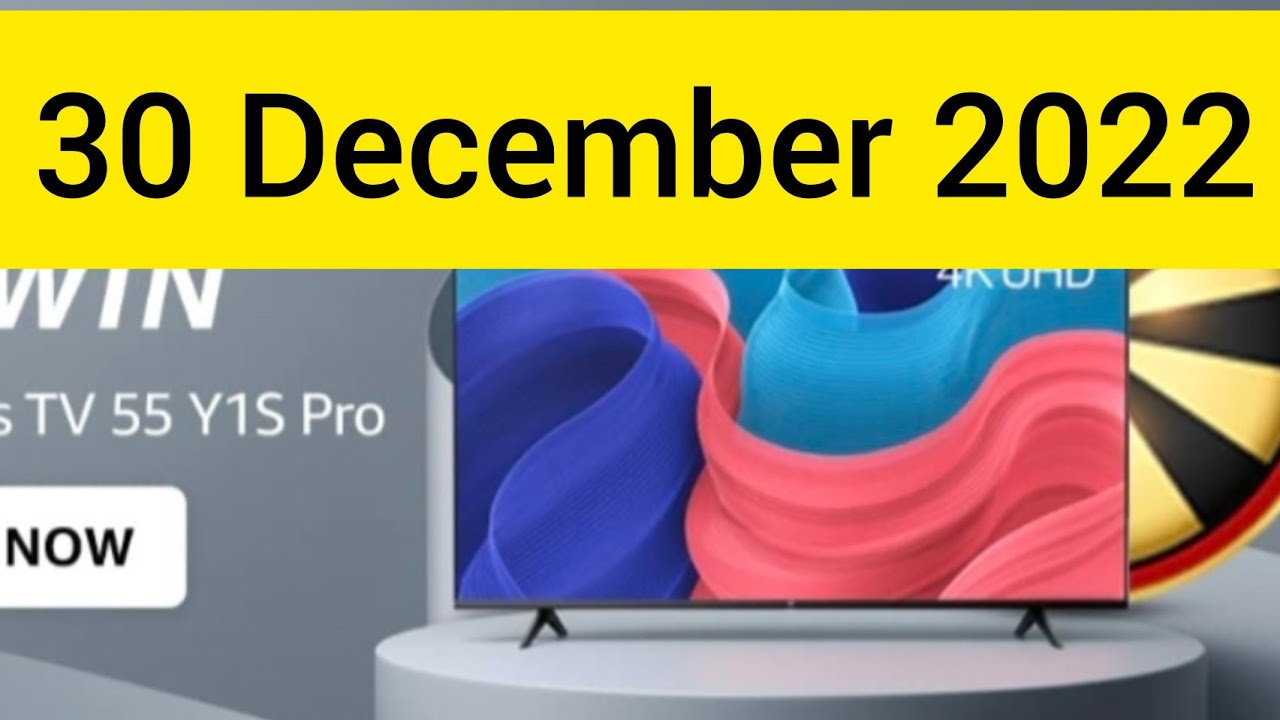 OnePlus TV 55Y1S Pro comes with ____ Display with 1 Billion Colors#quiz ...