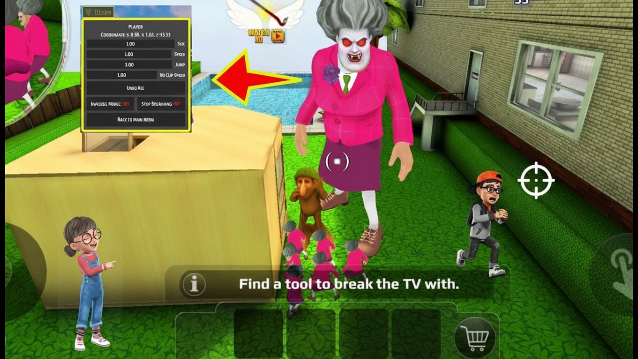 Exploring Scary Teacher 3D Mod Menus Gameplay Part 1 - YouTube