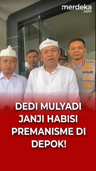 Ngotot Dedi Mulyadi Janji Habisi Premanisme di Depok Usai Mobil Polisi Dibakar Ormas - YouTube