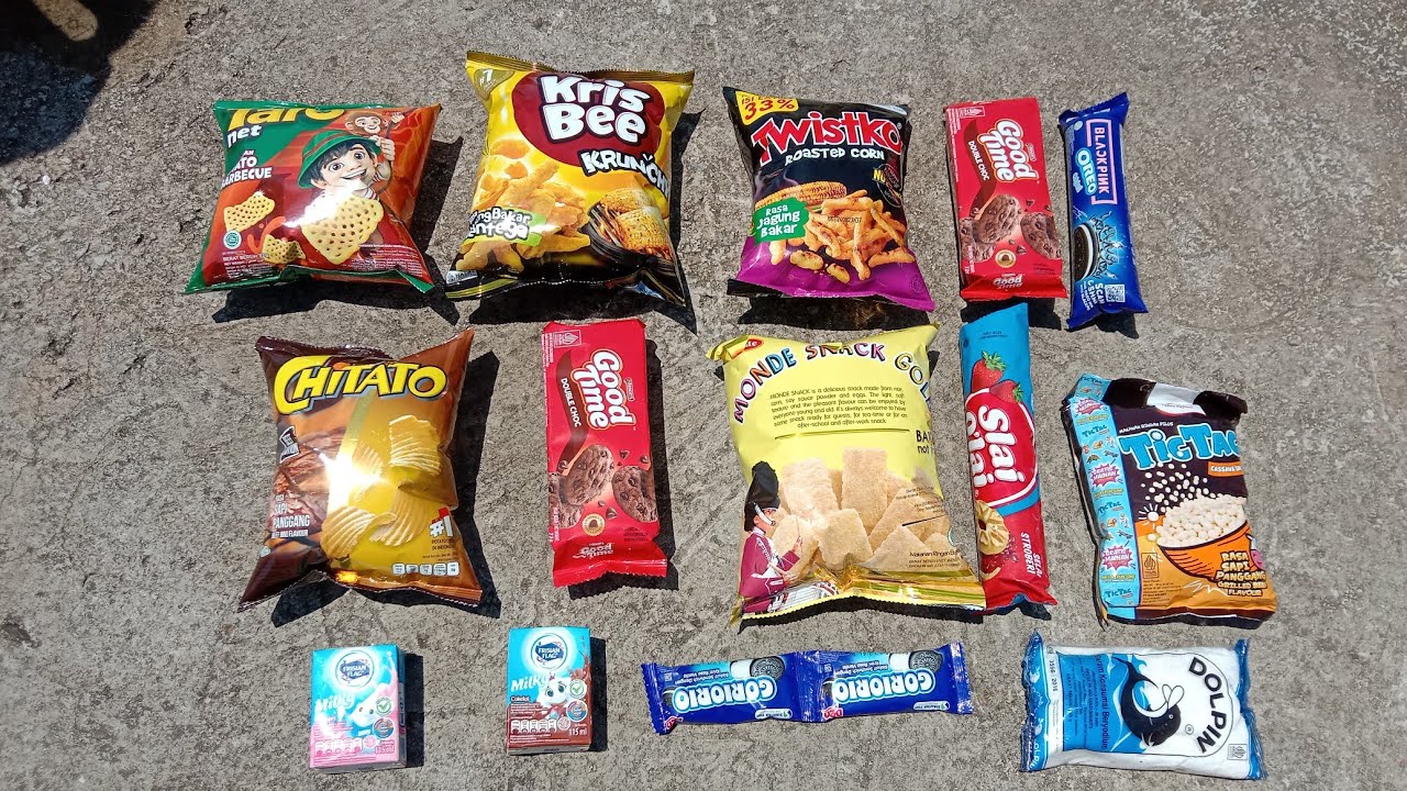 MENCARI DAN MENEMUKAN BANYAK MAKANAN, ADA TARO,OREO,SLAIOLAI,TICTAC ...