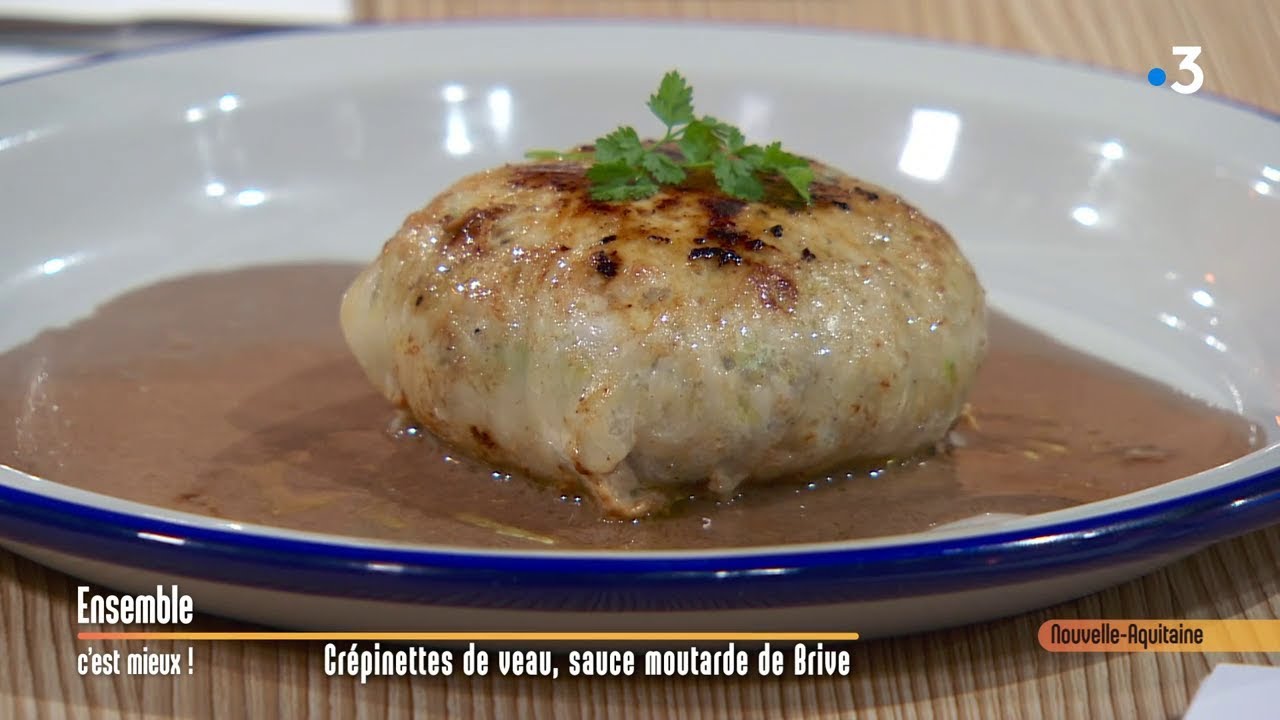 Crépinette de veau, sauce moutarde violette de Brive - Ensemble C'est ...