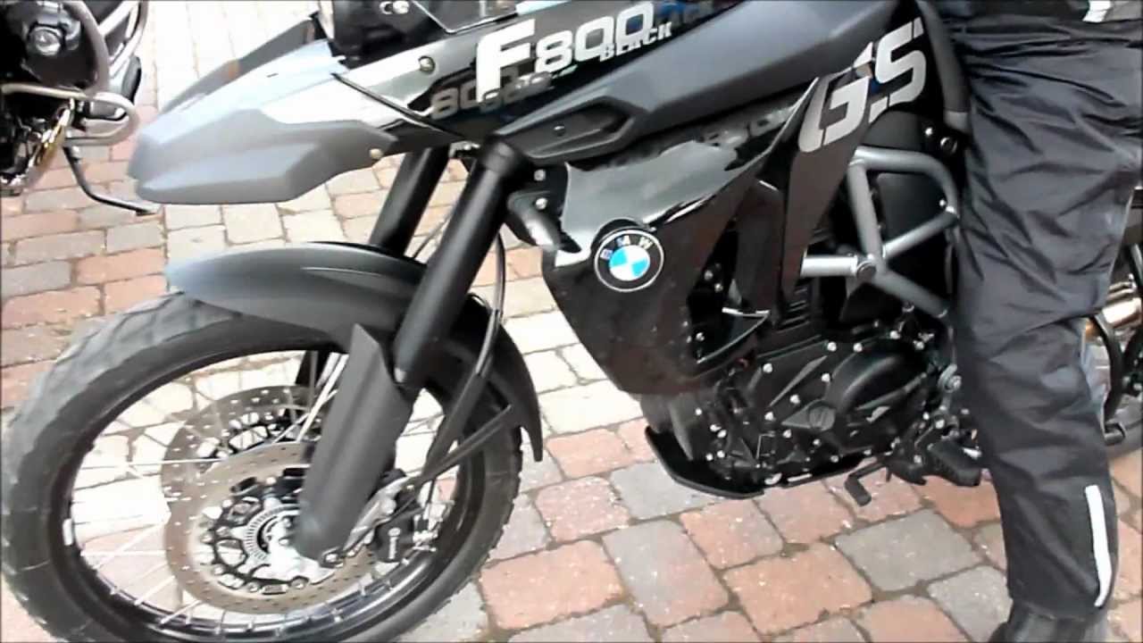 BMW F800GS Triple Black Start Up and Exhaust Sound 2012 * see also ...