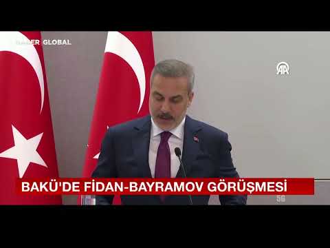 Bakan Fidan Azerbaycan'da! Bakü'de Cumhurbaşkanı Aliyev Tarafından Kabul Edildi