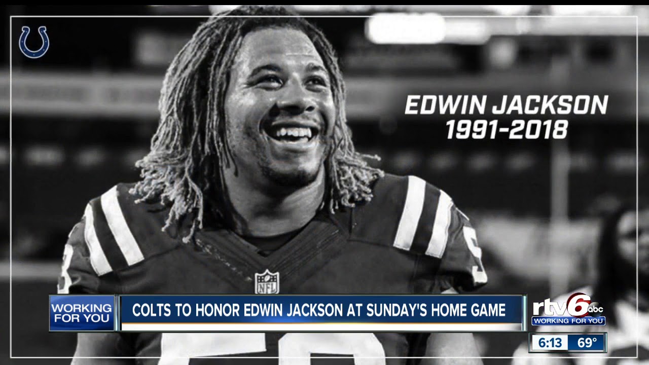 Colts to honor Edwin Jackson at Sunday's home game - YouTube