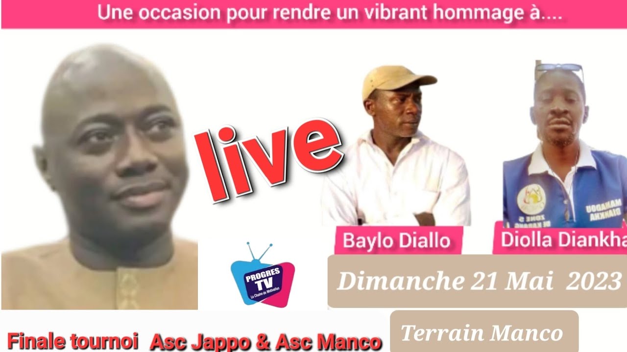 Pa Modou Diop parrain finale tournoi Asc Jappo & Asc Manco édition 2023 ...