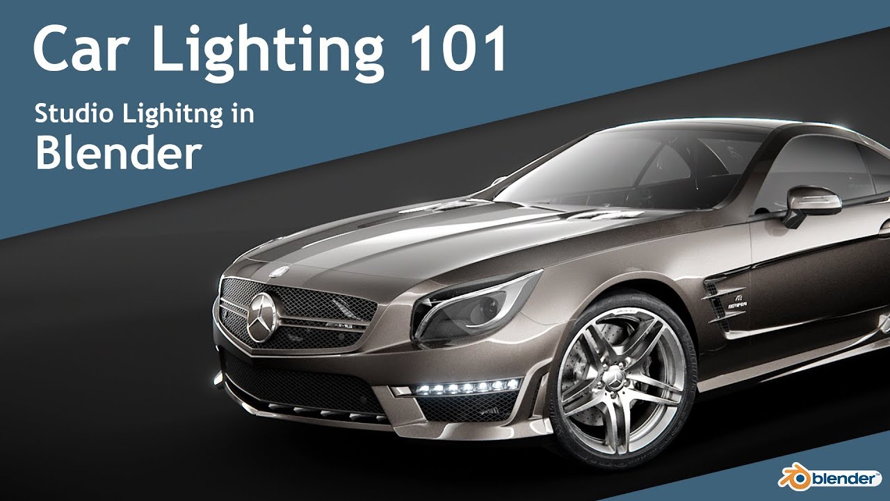Car Lighting 101 - Studio Lighting in Blender - YouTube