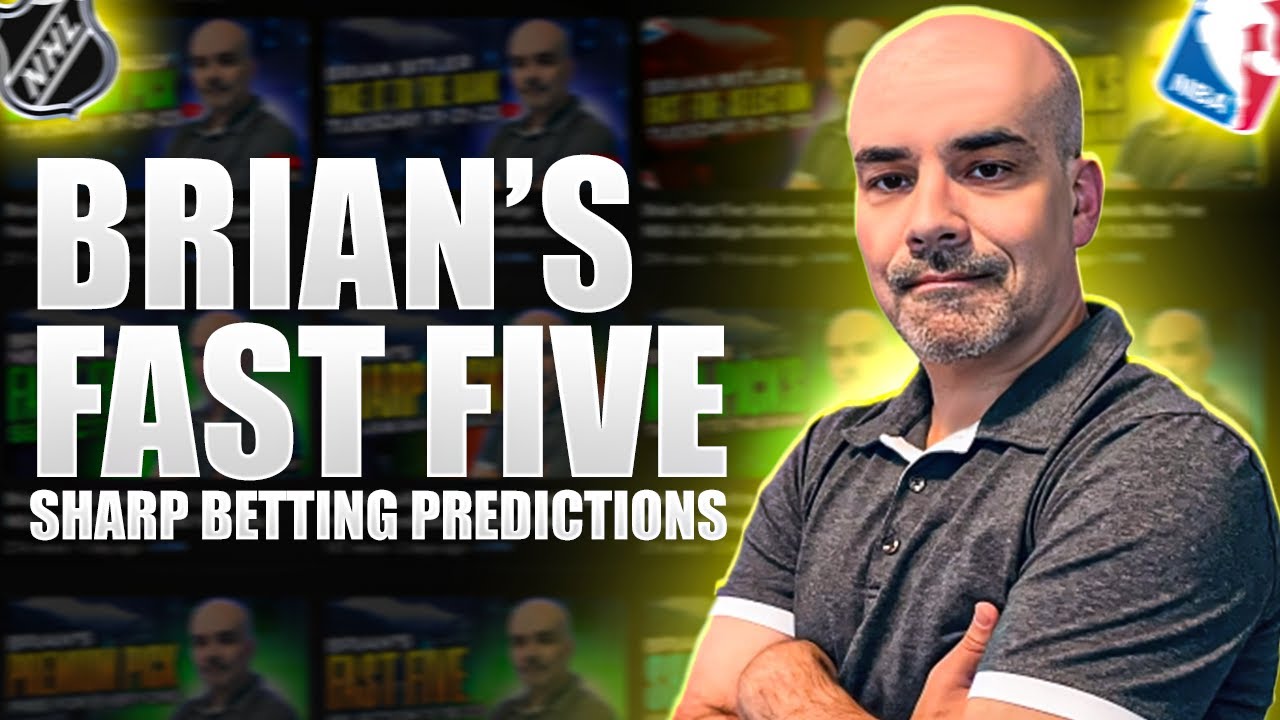 Brian's Fast Five Sharp Betting Predictions | NBA & NHL Picks for 12/6 ...