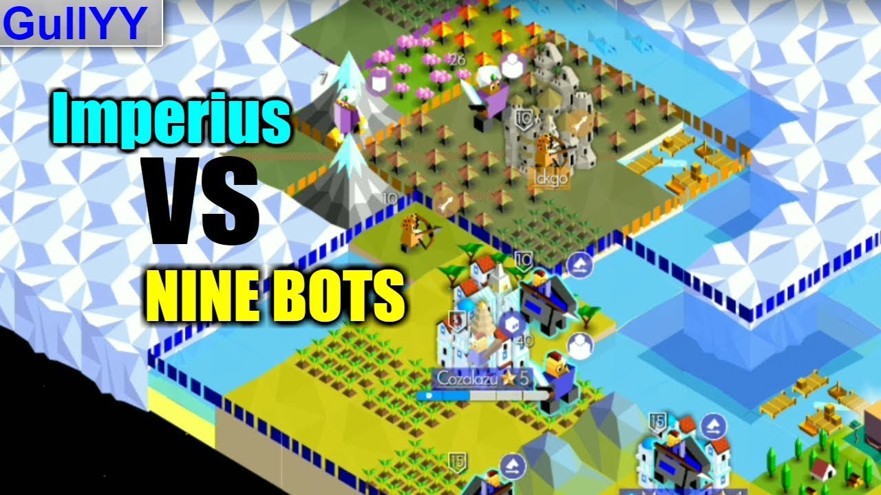 Imperius Vs. 9 Crazy Mode Bots | The Battle of Polytopia Gameplay - YouTube