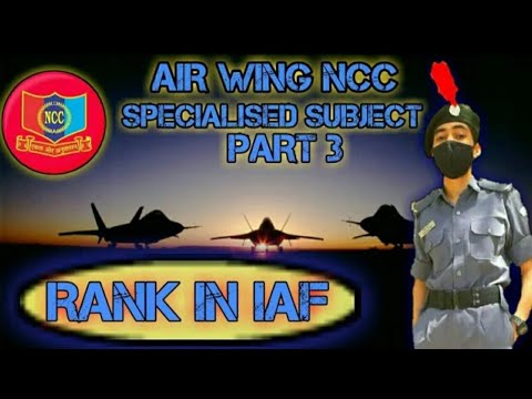 RANK in INDIAN AIR FORCE AIR WING NCC ||DEFENCE EXAM POINT|| - YouTube