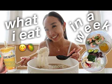 what i eat in a week 😋🥭🌟 *SUMMER EDITION*