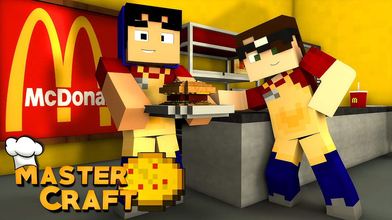 Minecraft: MASTERCRAFT - COMIDA FAST FOOD! #3 - YouTube