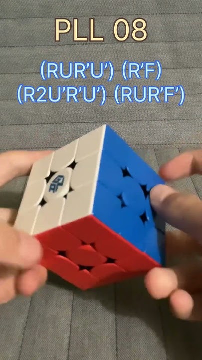 Useful 3x3 algorithm (PLL) - YouTube