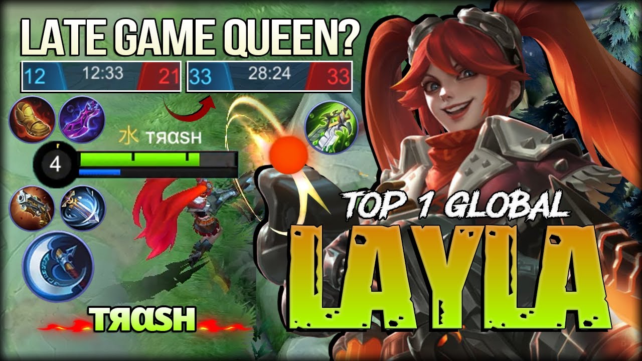 Surrender? Joking? Late Game Queen Here! тяαsн Top 1 Global Layla ...