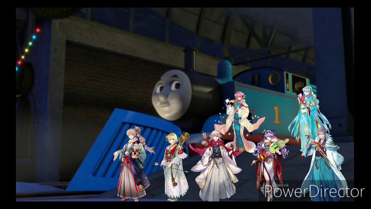 Thomas the Tank Engine and the Heroes of Fire Emblem celebrating New ...