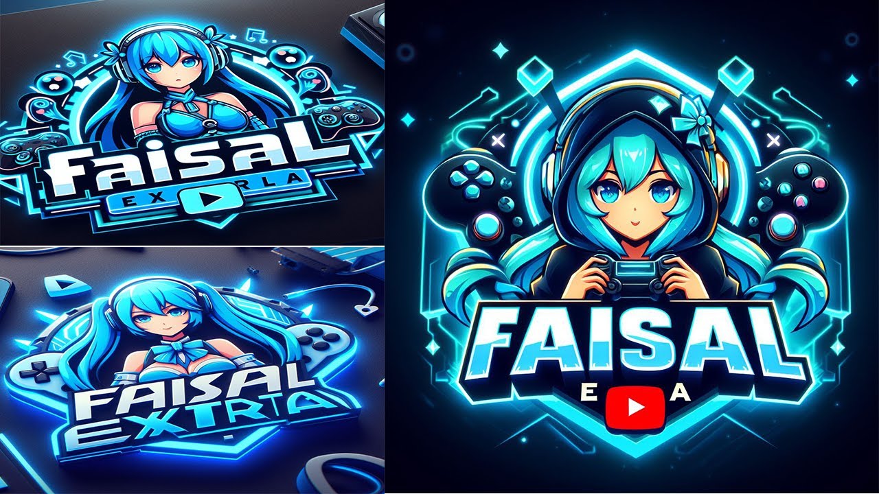 How to Create a Gaming Logo From Bing Ai Image Creator | logo kaise ...