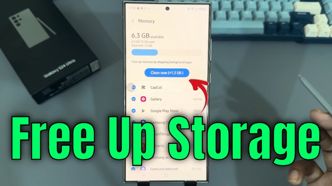 Samsung Galaxy S24 /S24+ /S24 Ultra: How to clear storage samsung - YouTube