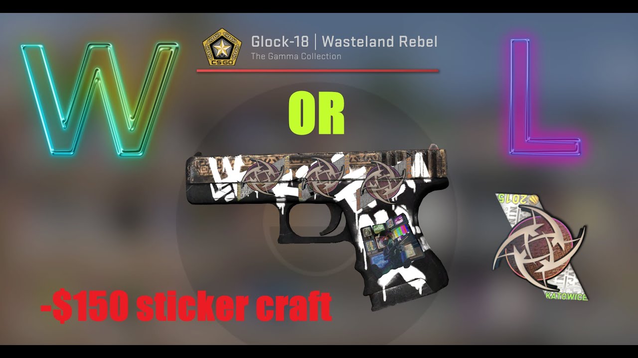 $150+ CSGO Katowice 2015 Sticker Craft! W OR L?? - YouTube