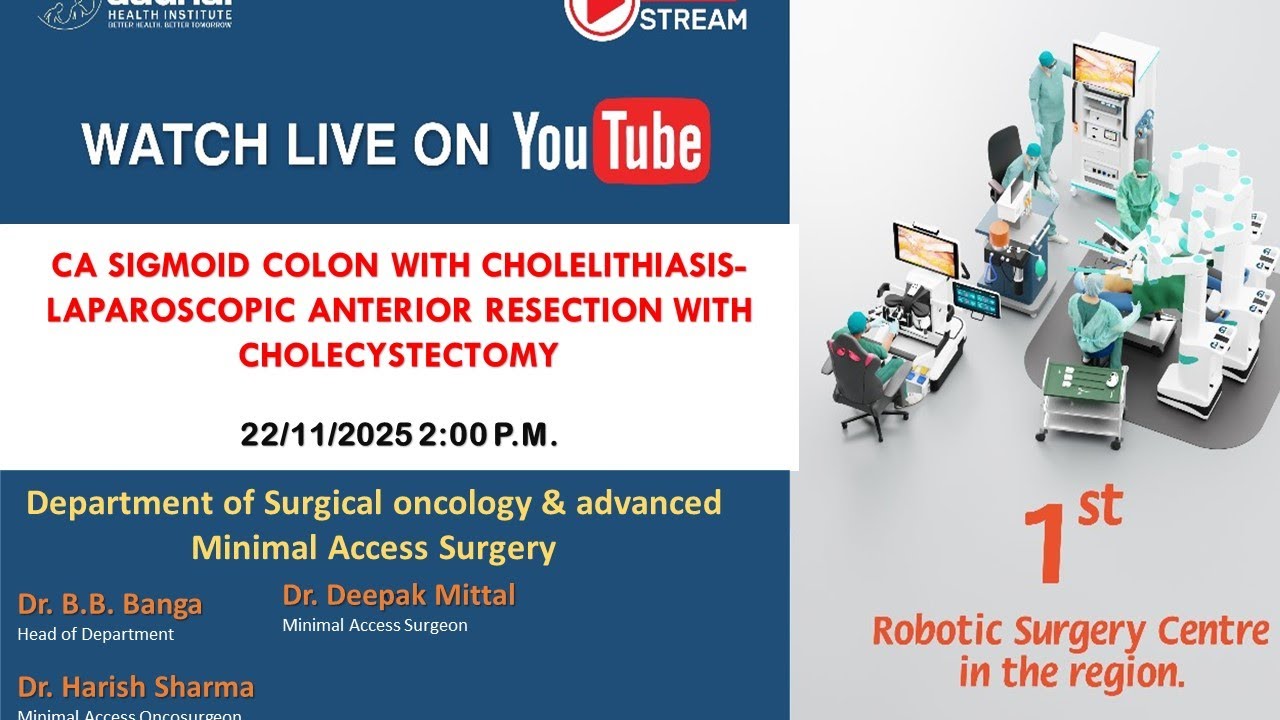 CA SIGMOID COLON WITH CHOLELITHIASIS-LAPAROSCOPIC ANTERIOR RESECTION ...