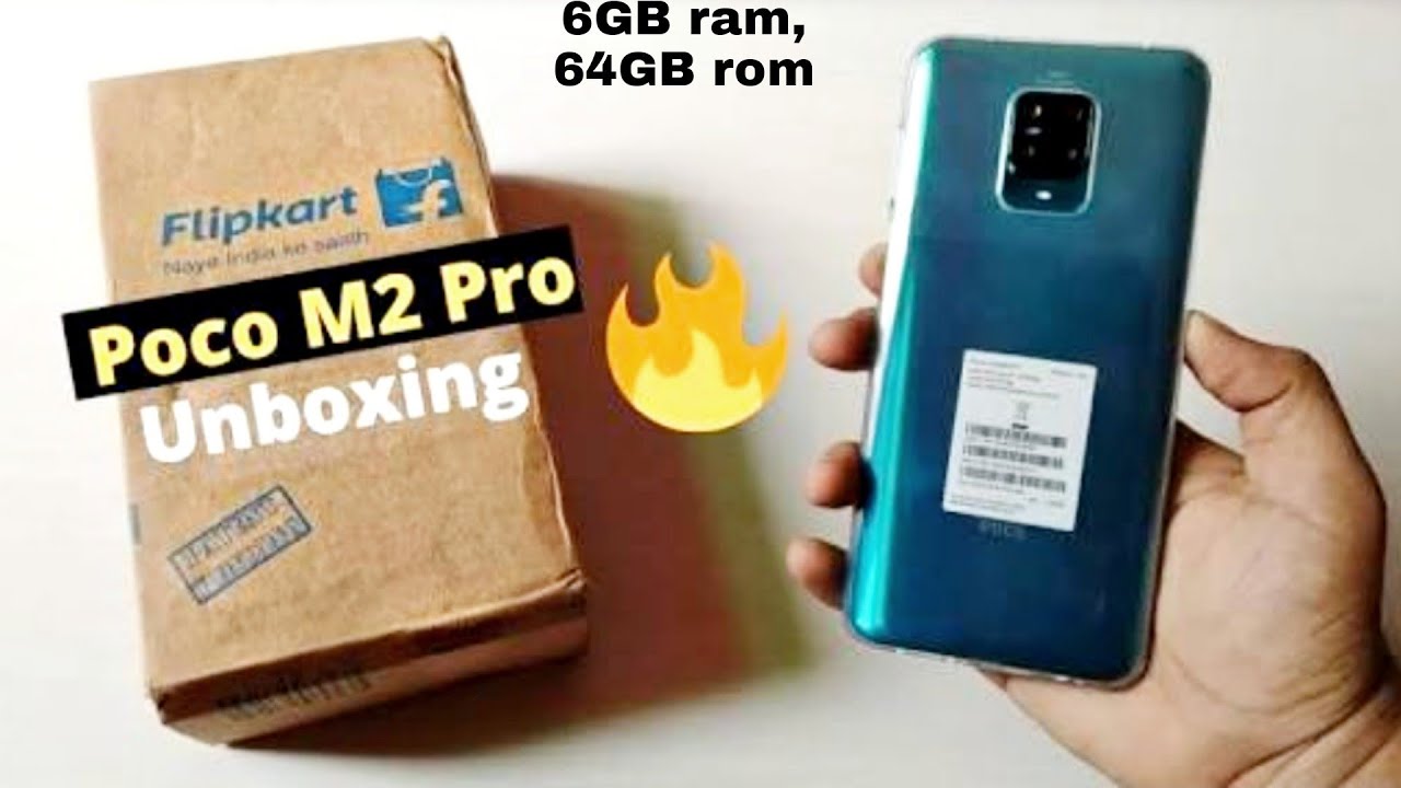 POCO M2 PRO 6GB & 64GB Unboxing and Review green and greener color ...