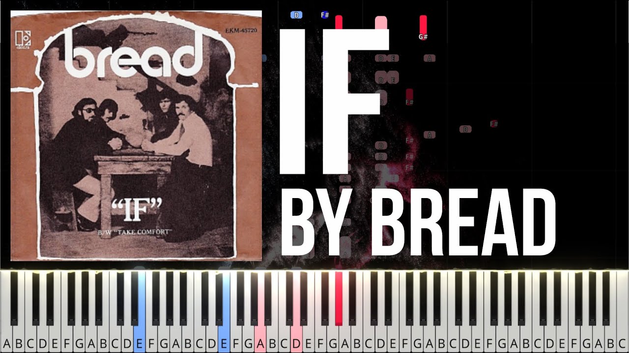 Bread - If - Piano Tutorial - Nice and Sweet Arrangement - YouTube