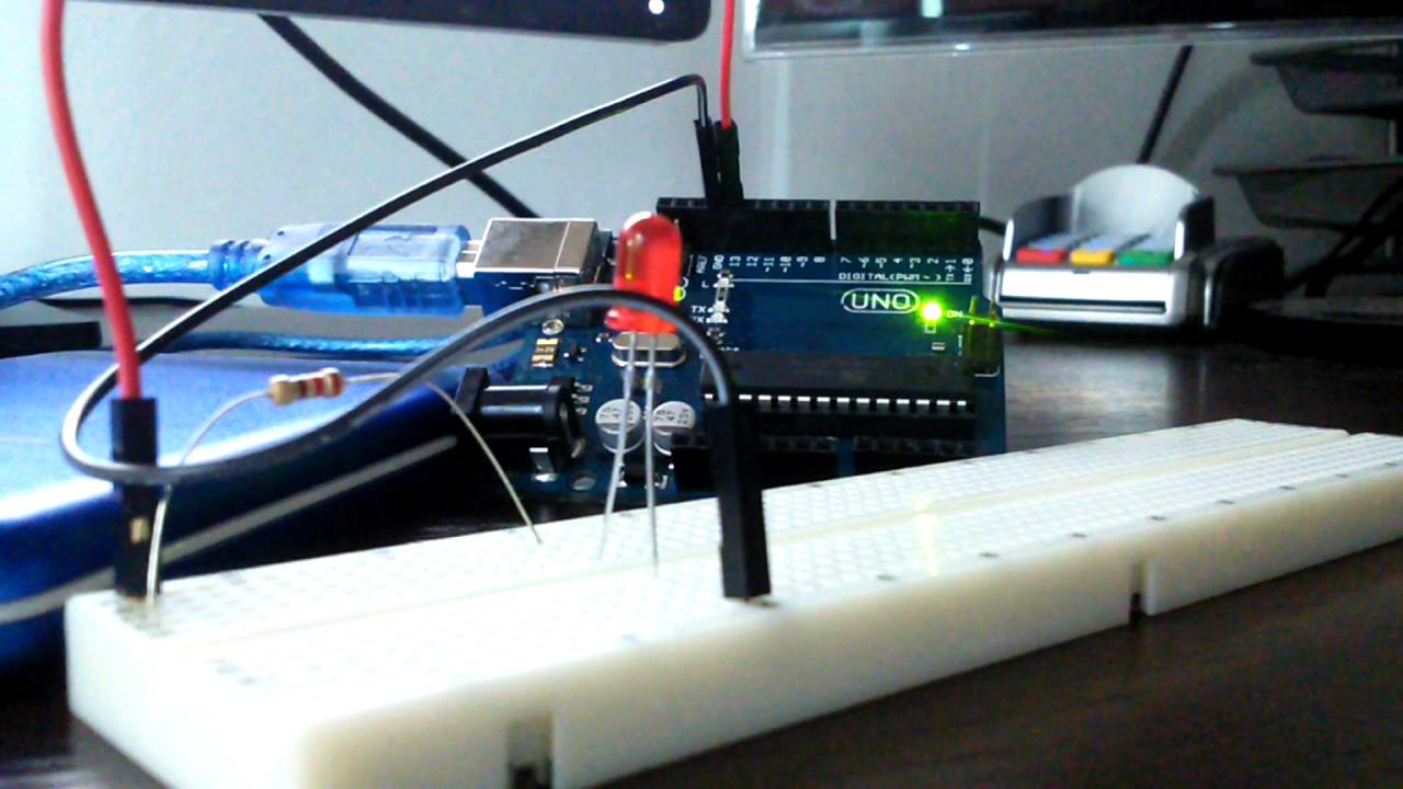 Migająca dioda ARDUINO - YouTube