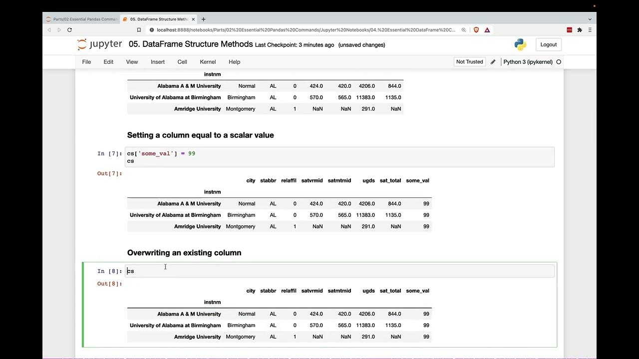 01 Adding a new column to the DataFrame - YouTube