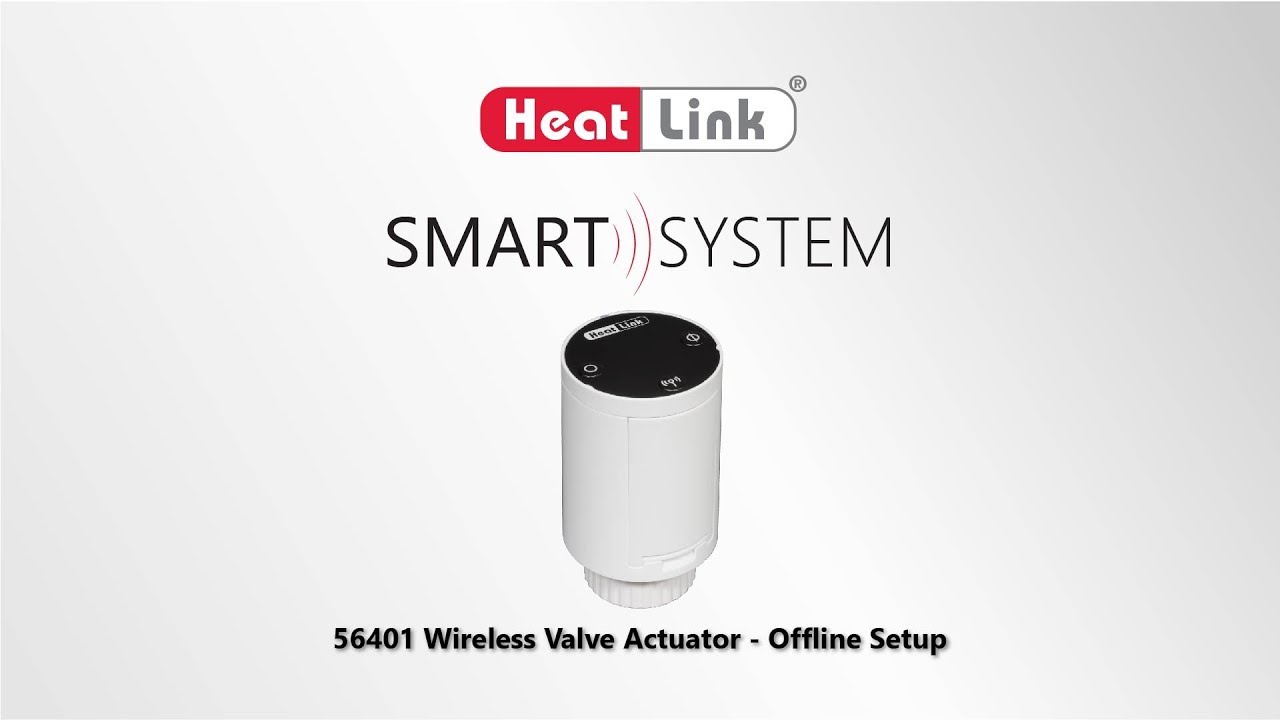 HeatLink Smart System - Wireless Valve Actuator Offline Setup - YouTube