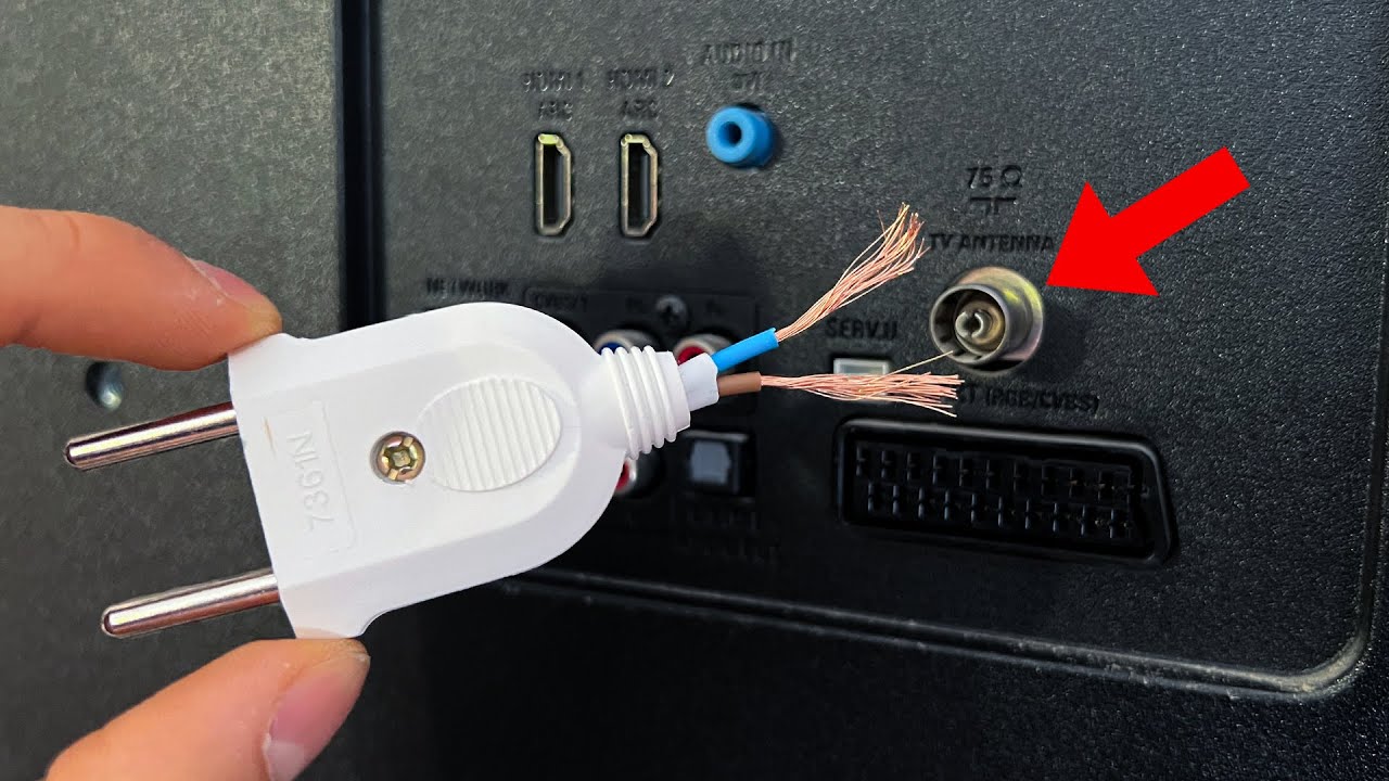 Connect the Electric Plug to the TV - Channel Providers hide it from us ...