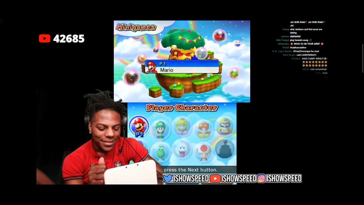 Speed Plays Mario Party and Mario Kart and Face Raiders? - YouTube