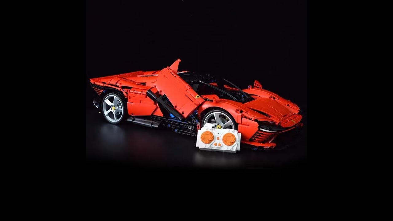 Motorized can after Assembly Ferrari Daytona SP3 42143 - YouTube