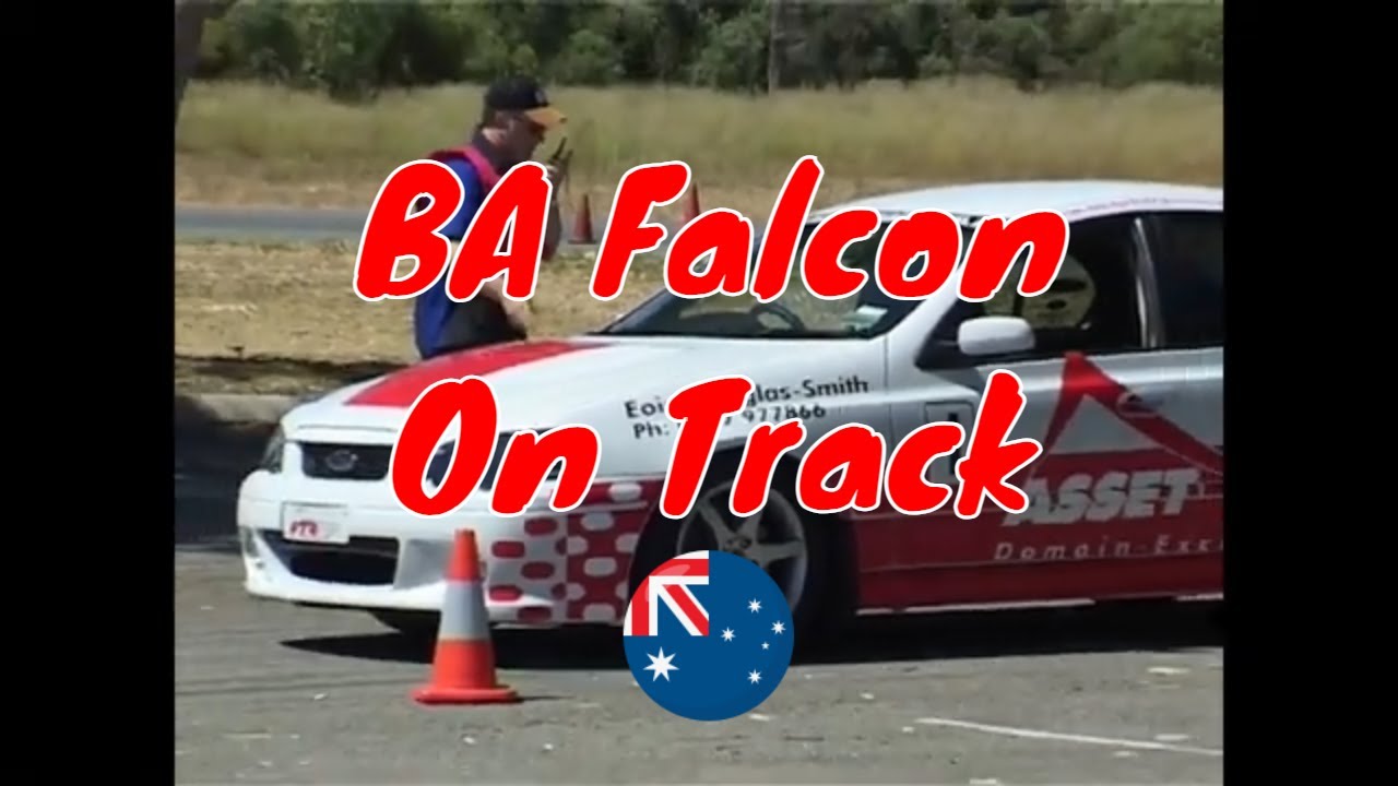 Ford BA Falcon on Track & Against the Clock - YouTube
