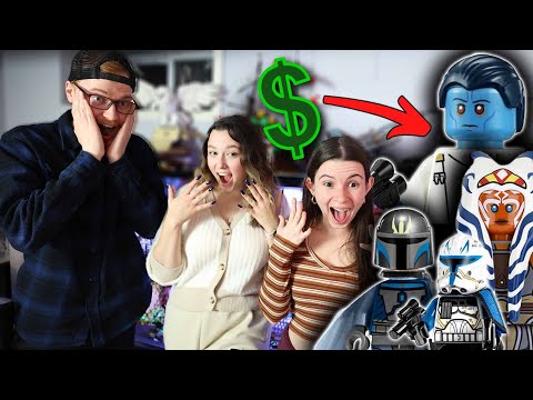 MY FRIENDS GUESS THE VALUE OF RARE LEGO STAR WARS FIGURES!💰
