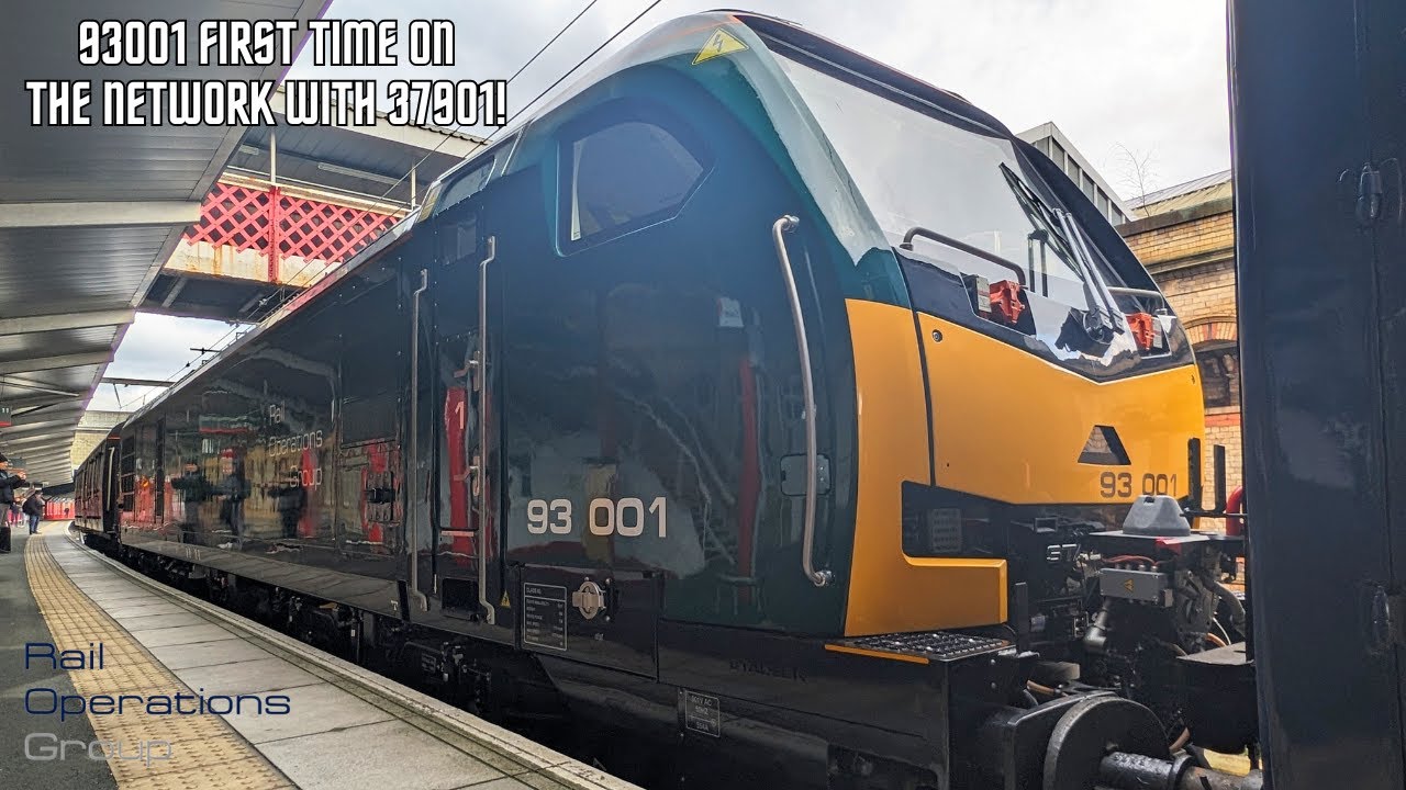 93001 FIRST TIME on the Rail Network with 37901! 08/01/24 - YouTube
