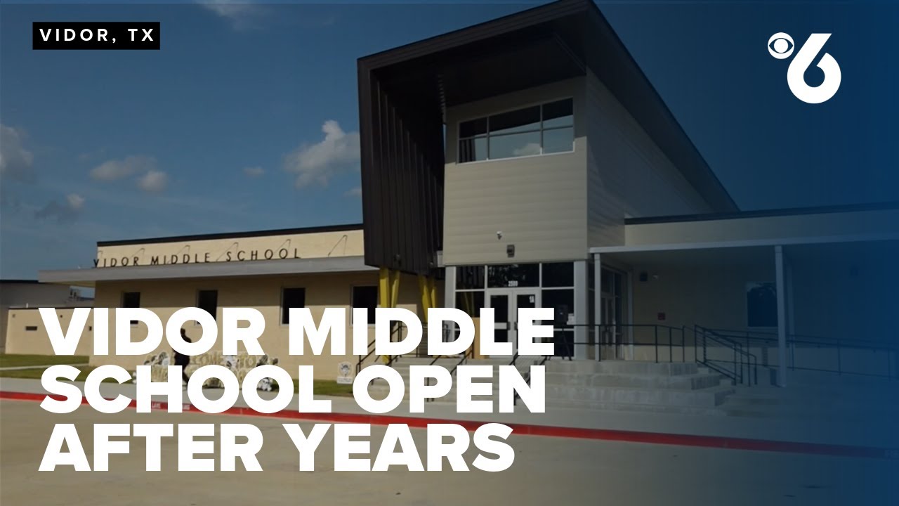 Vidor Middle School hosts open house for the new building that has been ...