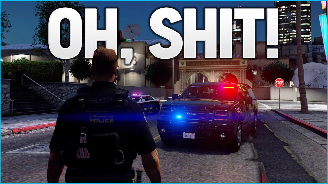 GTA ROLEPLAY #387 👮 Auf einmal schießt Sie! Officer down! LuckyV.de ...