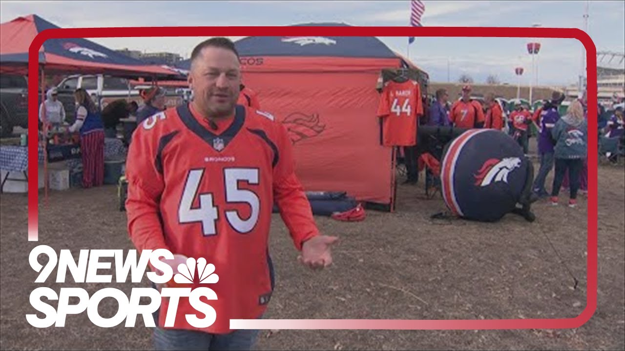 Broncos fans tailgate ahead of Sunday night game at Empower Field - YouTube