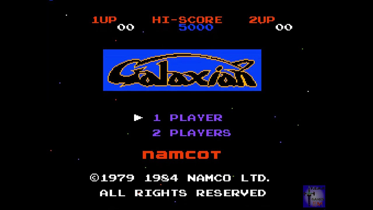 GALAXIAN - GAMEPLAY - YouTube