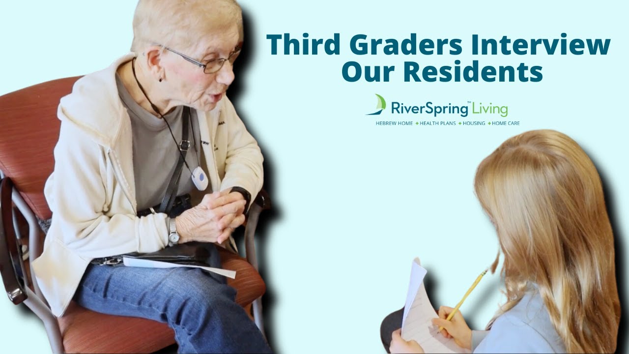 Greenacres Third Graders Interview Our Residents - YouTube