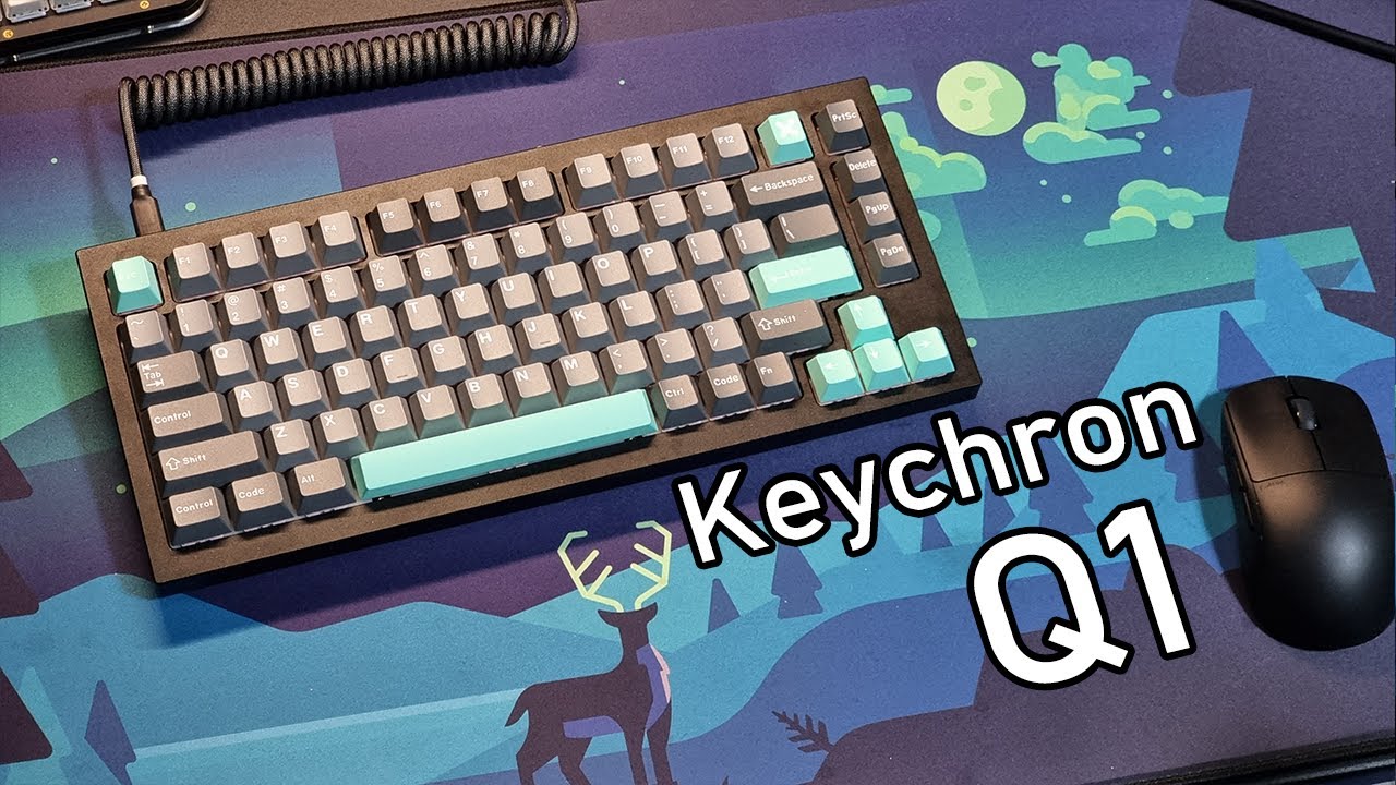 Keychron Q1 Typing Demonstration - YouTube