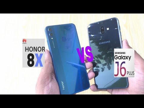 Honor 8X Vs Samsung J6 Plus - Full Comparision Speed Test Camera!!