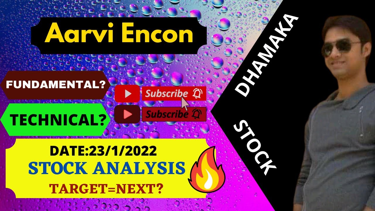 AARVI ENCON STOCK ANALYSIS ON 23.1.22| AARVI ENCON SHARE ANALYSIS ...