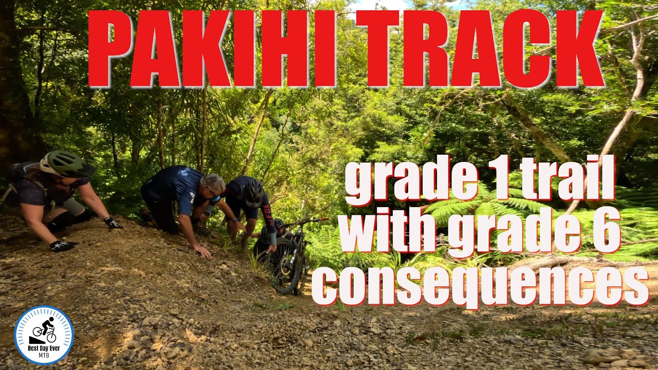 Pakihi Track. Grade 1 trail with Grade 6 consequences!!! - YouTube