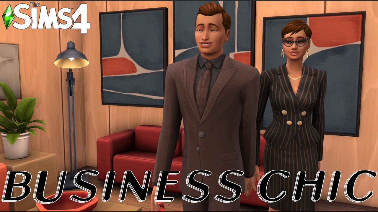 The NEW Business Chic Kit from The Sims 4 - All Items! - YouTube