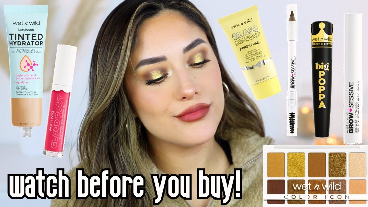NEW WET N WILD MAKEUP 2021 | $5 makeup review and demo - YouTube