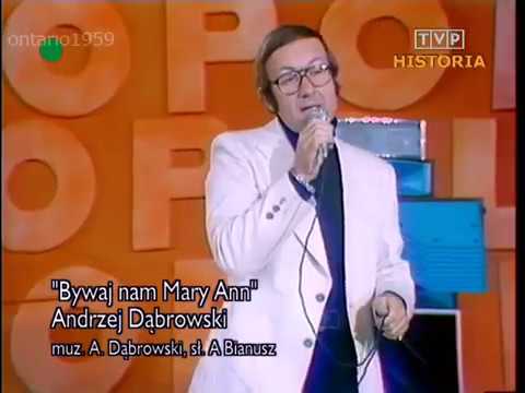 Andrzej Dąbrowski - Bywaj nam Mary Ann (TVP Opole 1975) - YouTube Music
