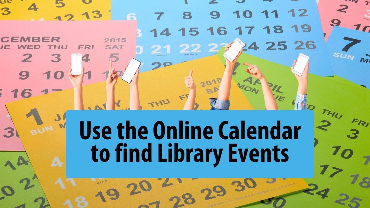 How to use Plano Public Library's New Online Calendar - YouTube