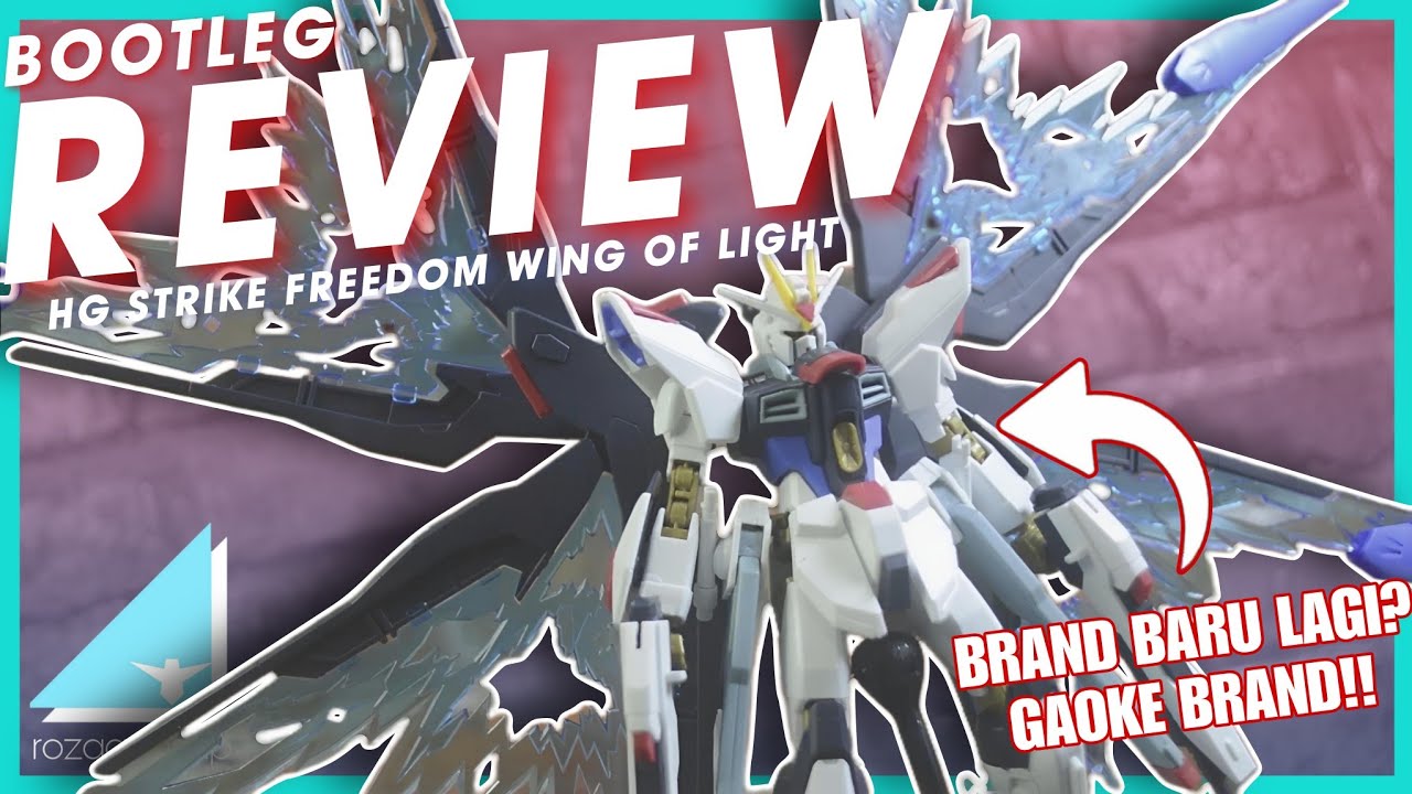 HG Strike Freedom Gundam Wing of Light Bootleg by GAOKE BRAND REVIEW ...